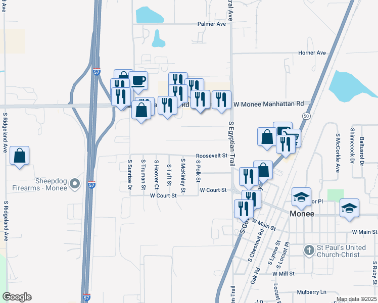 5692 Roosevelt Street, Monee IL - Walk Score