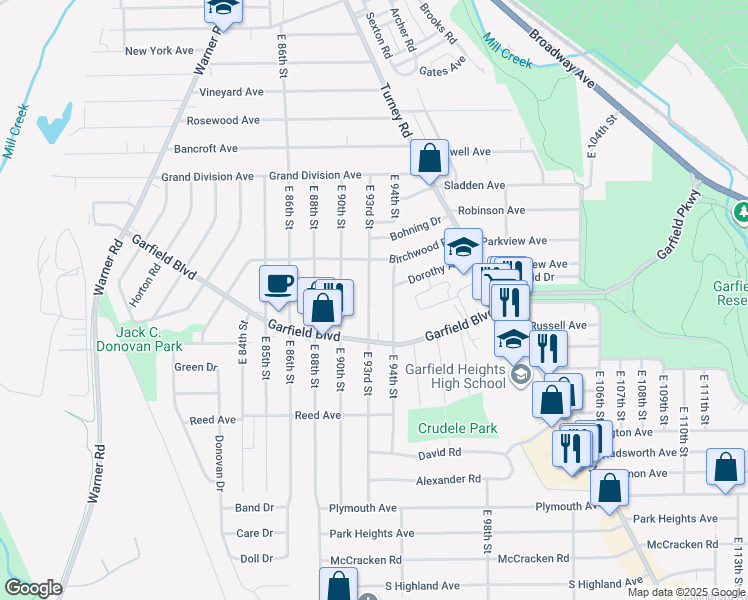 4749 East 93rd Street, Garfield Heights OH - Walk Score