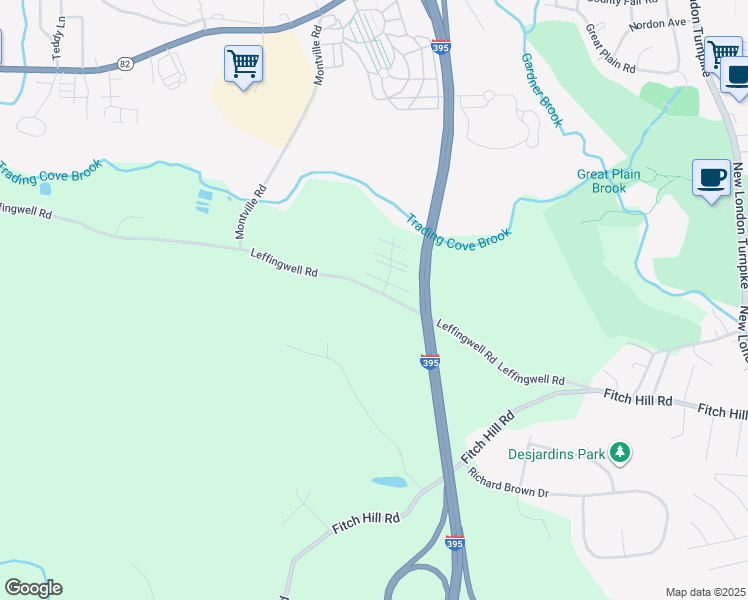 90 Leffingwell Road, Montville CT - Walk Score