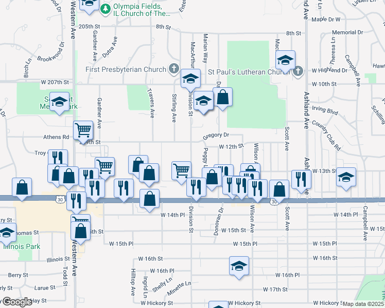 1219 Division Street, Chicago Heights IL - Walk Score