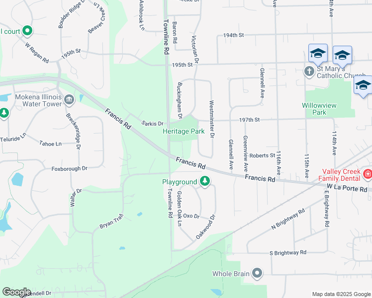 11900 Francis Road, Mokena IL - Walk Score