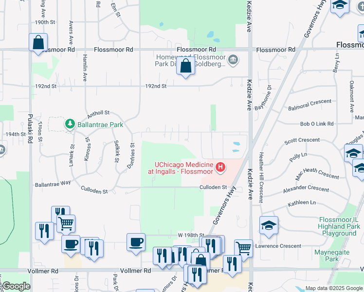 3425 194th Street, Homewood IL - Walk Score