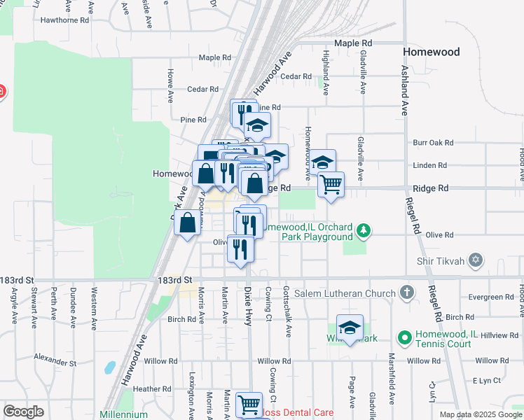 1937 Hickory Road, Homewood IL - Walk Score
