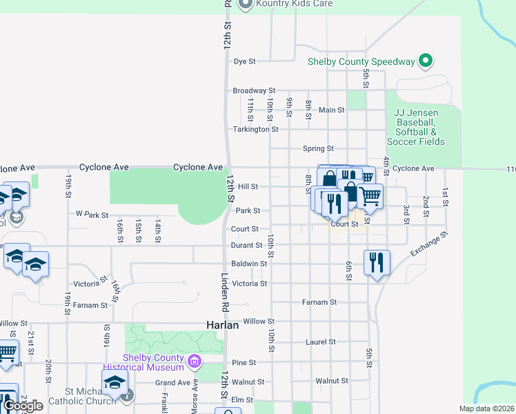 1008 Park Street, Harlan IA - Walk Score