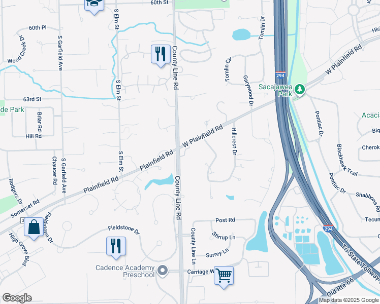 6501 South County Line Road, Burr Ridge IL - Walk Score