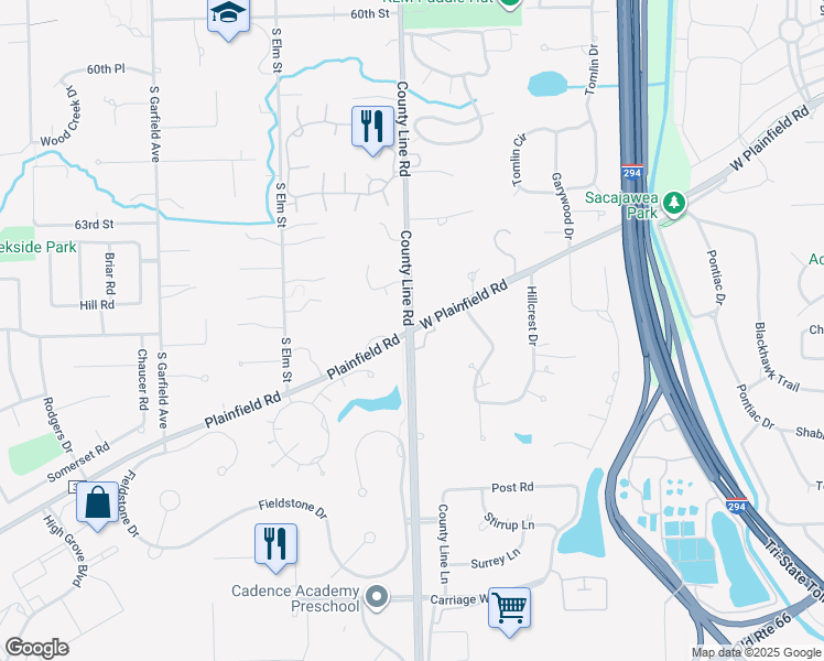 6501 South County Line Road, Burr Ridge IL - Walk Score