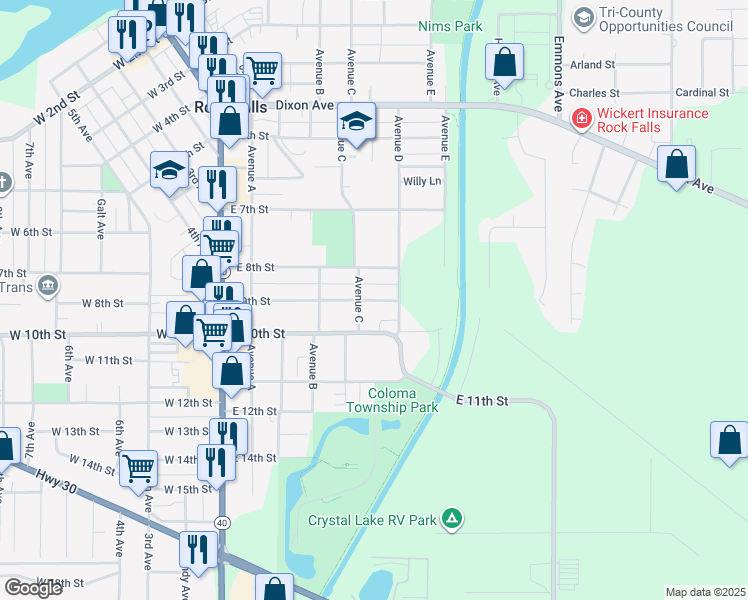 506 East 9th Street, Rock Falls IL - Walk Score
