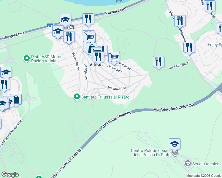 65 Via Minerbio, Vitinia Lazio - Walk Score