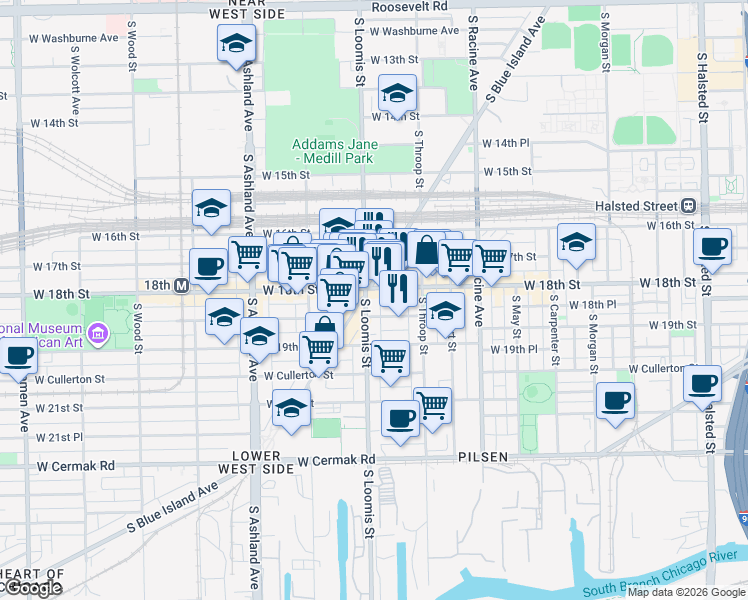 1805 South Loomis Street, Chicago IL - Walk Score