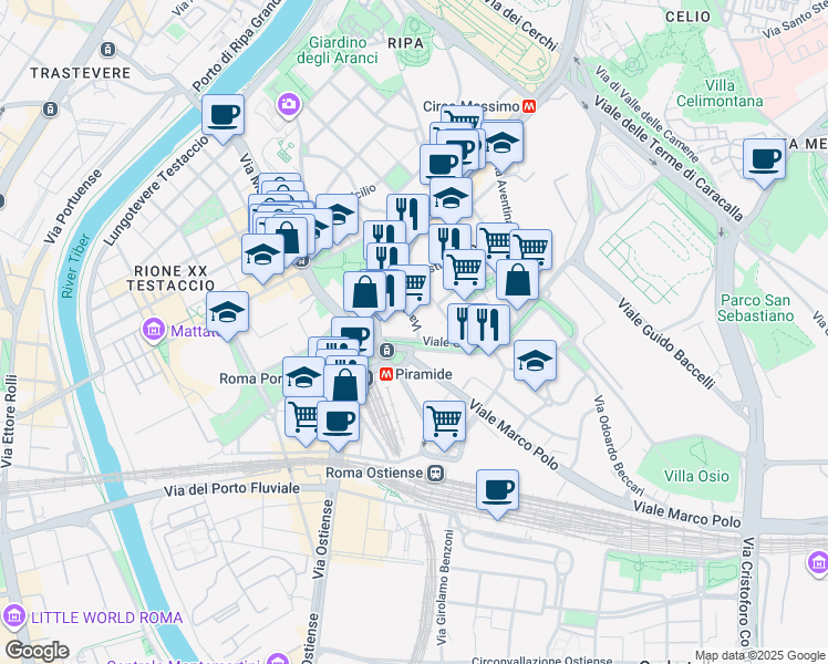 3 Viale Giotto, Roma Lazio - Walk Score