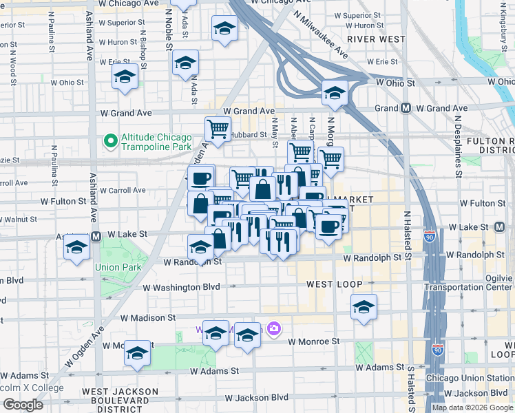 N Racine Ave & W Fulton Market, Chicago IL - Walk Score