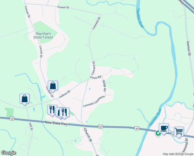 10 Finch Road, Raynham MA - Walk Score