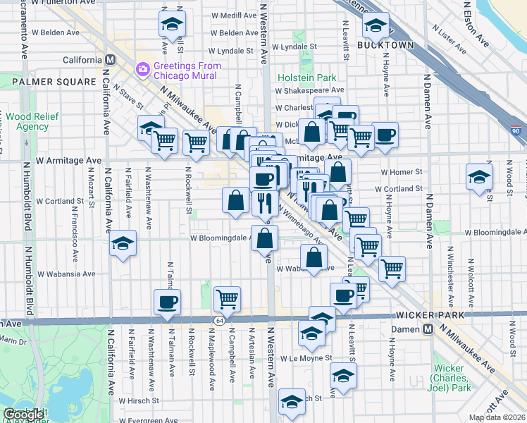 1840 North Western Avenue, Chicago IL - Walk Score