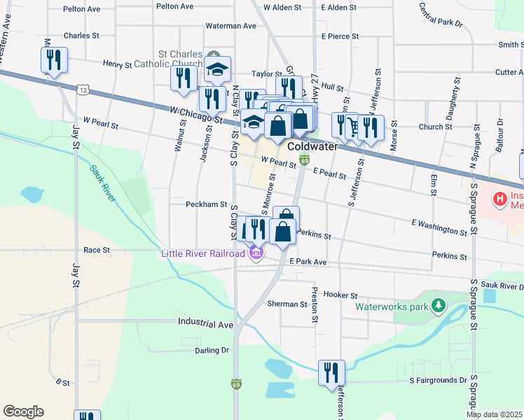 114 South Monroe Street, Coldwater MI - Walk Score