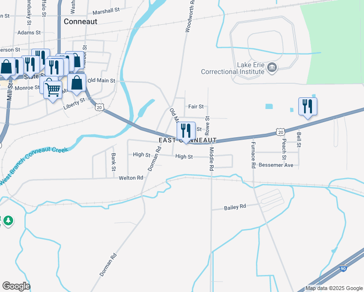 Conneaut OH - Walk Score