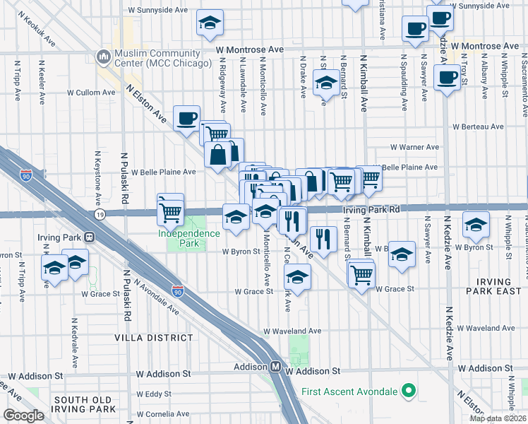W Irving Park Rd & N Elston Ave, Chicago IL - Walk Score