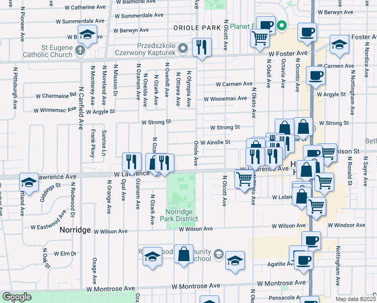 7612 West Gunnison Street, Harwood Heights IL - Walk Score