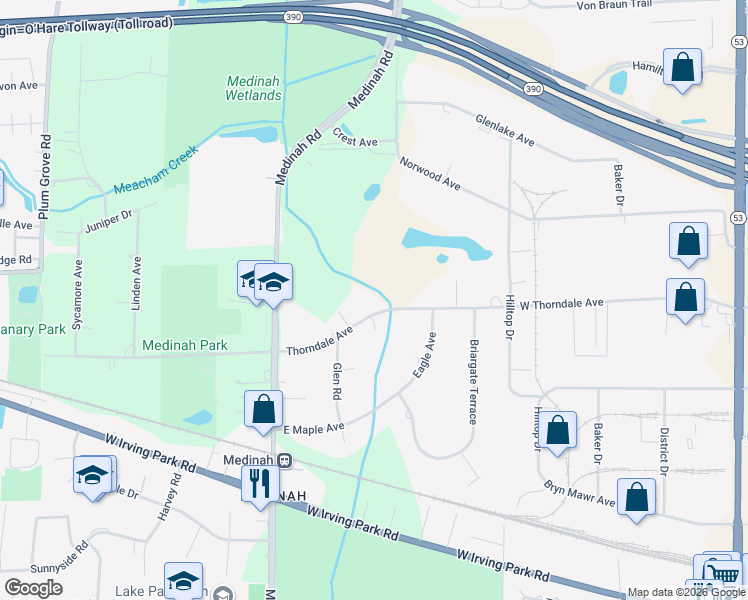21W610 Thorndale Avenue, Schaumburg IL - Walk Score