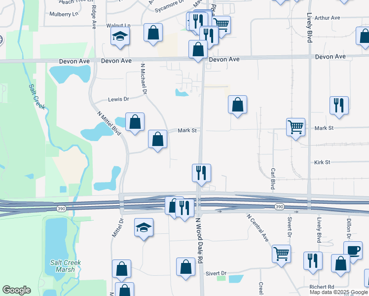 1100 North Wood Dale Road, Wood Dale IL - Walk Score
