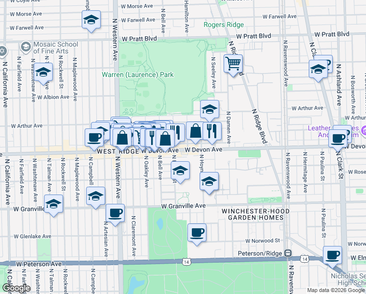2140 West Devon Avenue, Chicago Ridge IL - Walk Score