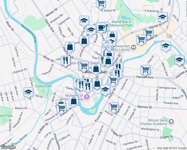 29 Ascension Street, Woonsocket RI - Walk Score