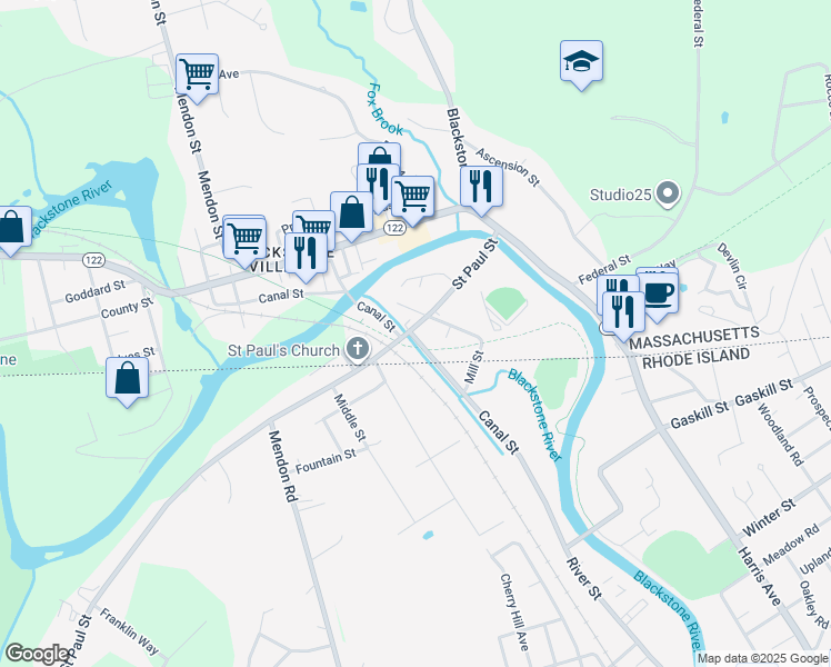 32 Canal Street, North Smithfield MA - Walk Score