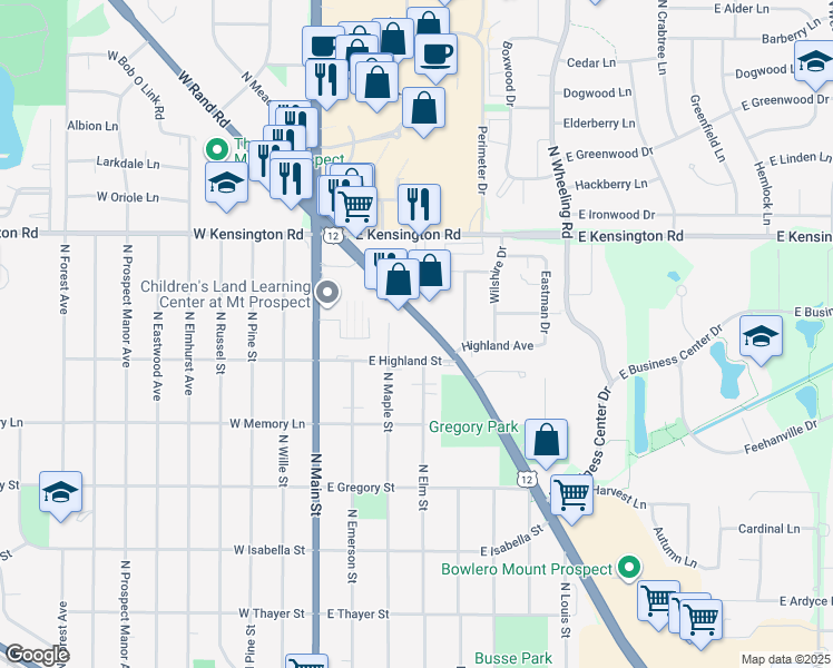 253 U.S. 12, Mount Prospect IL - Walk Score