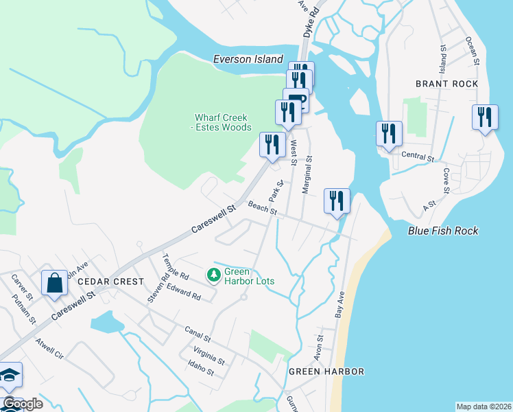 13 Beach Street, Cedar Crest MA - Walk Score