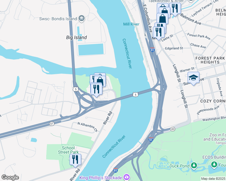 7 South End Bridge Cir, Agawam Town MA - Walk Score