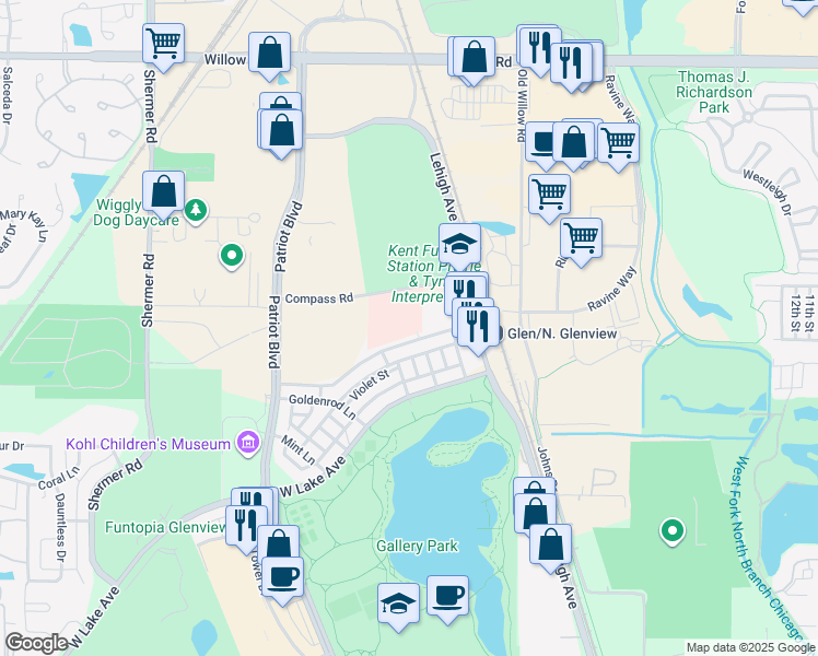 Glenview Il Zip Code Map - Map