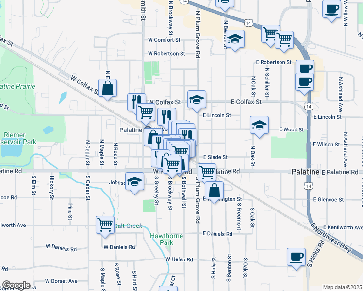 60 North Bothwell Street, Palatine IL - Walk Score