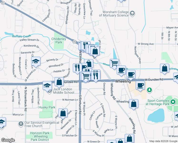 780 West Dundee Road, Wheeling IL - Walk Score