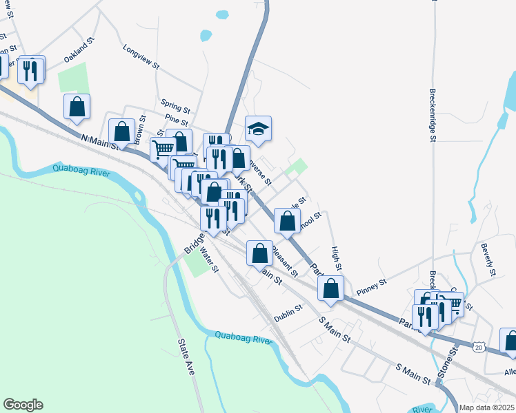 1053 Park Street, Palmer MA - Walk Score