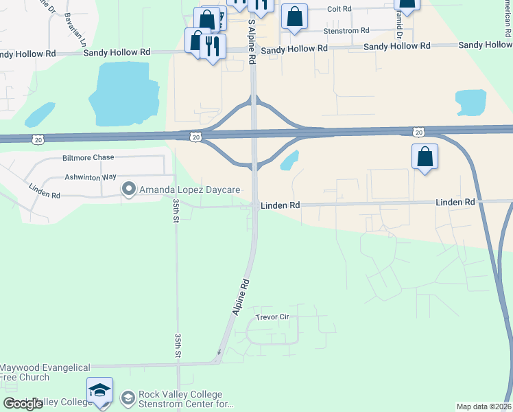 Linden Road & Alpine Road, Rockford IL - Walk Score