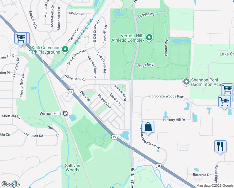 Marseilles Street, Vernon Hills IL - Walk Score