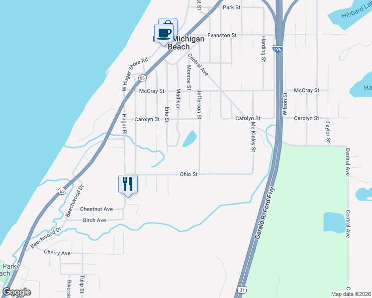 5878 Monroe Street, Lake Michigan Beach MI - Walk Score