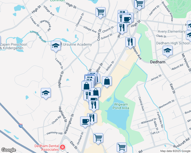 586 Washington Street, Dedham MA - Walk Score