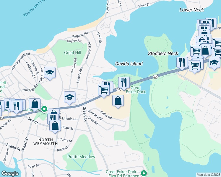 734 Bridge Street, Weymouth Town MA - Walk Score