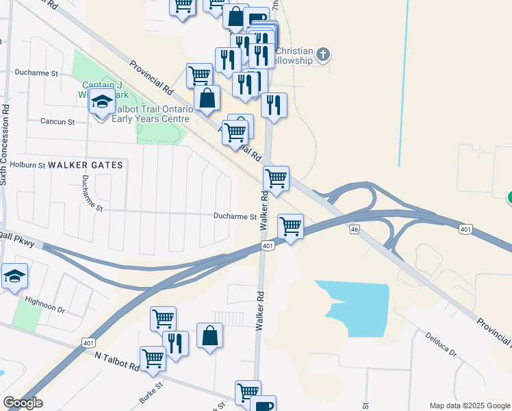 4775 Walker Road, Windsor ON - Walk Score