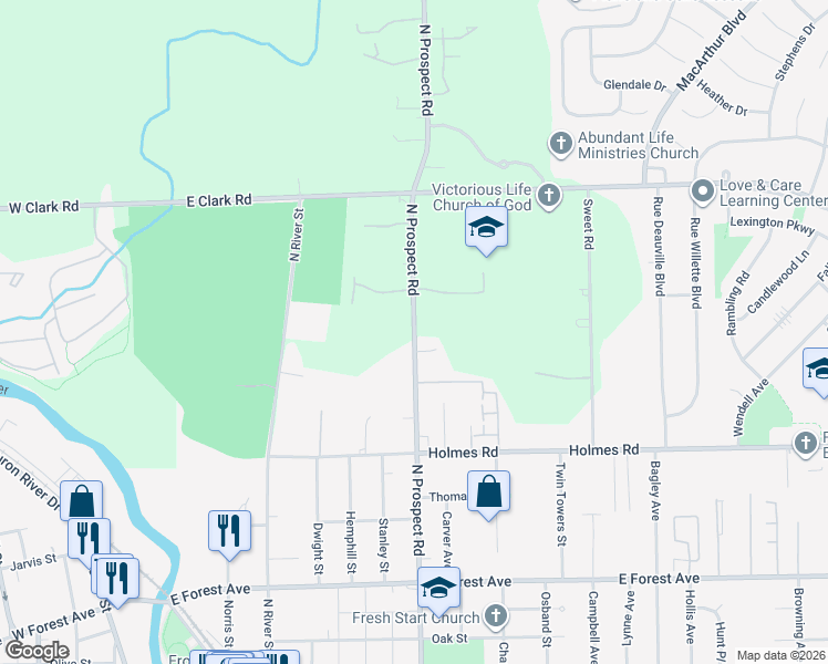 Prospect Road, Ypsilanti MI - Walk Score