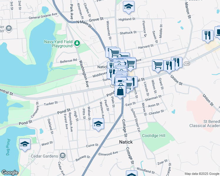 20 West Central Street, Natick MA - Walk Score