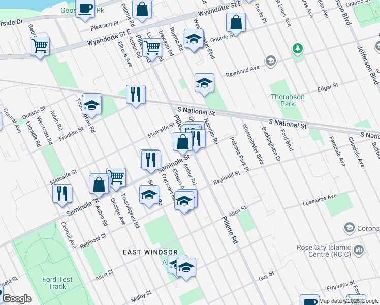 1491 Pillette Road, Windsor ON - Walk Score