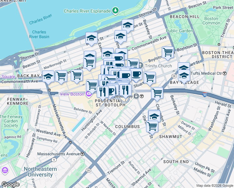 4 Copley Place, Boston MA - Walk Score