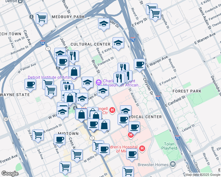 430 East Warren Avenue, Detroit MI - Walk Score