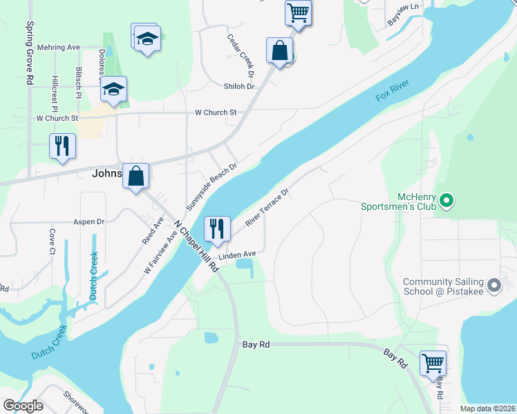 1814 River Terrace Drive, Johnsburg IL - Walk Score