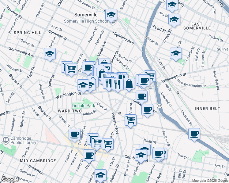 Union Square, Somerville MA - Walk Score