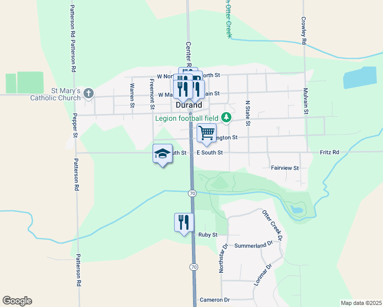 402 South Center Road, Durand IL - Walk Score