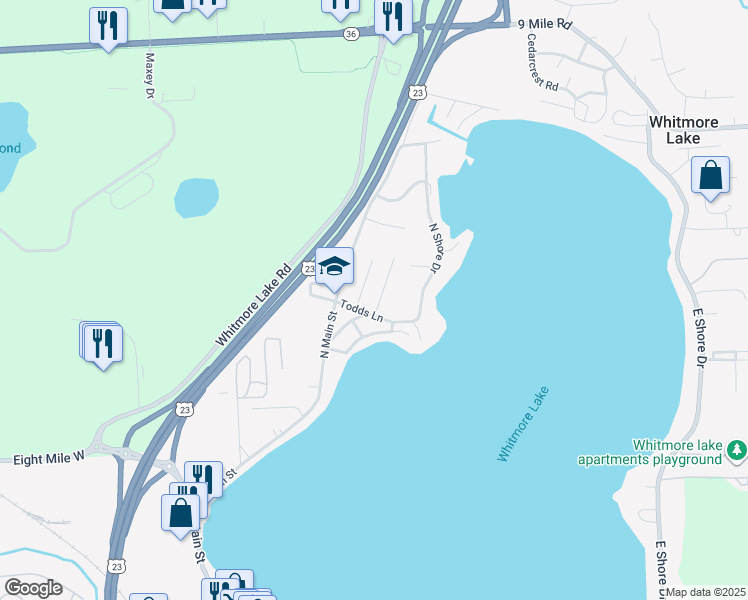 11604 Elmdale Road, Whitmore Lake MI - Walk Score