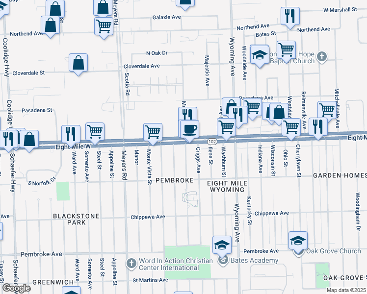 10409 West 8 Mile Road, Detroit MI - Walk Score