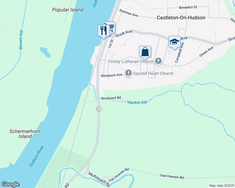 41 Brickyard Road, Castleton-on-Hudson NY - Walk Score